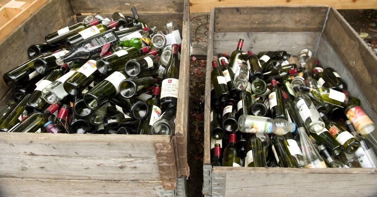 Artesanías de botellas de vidrio Artesanías de botellas de vidrio